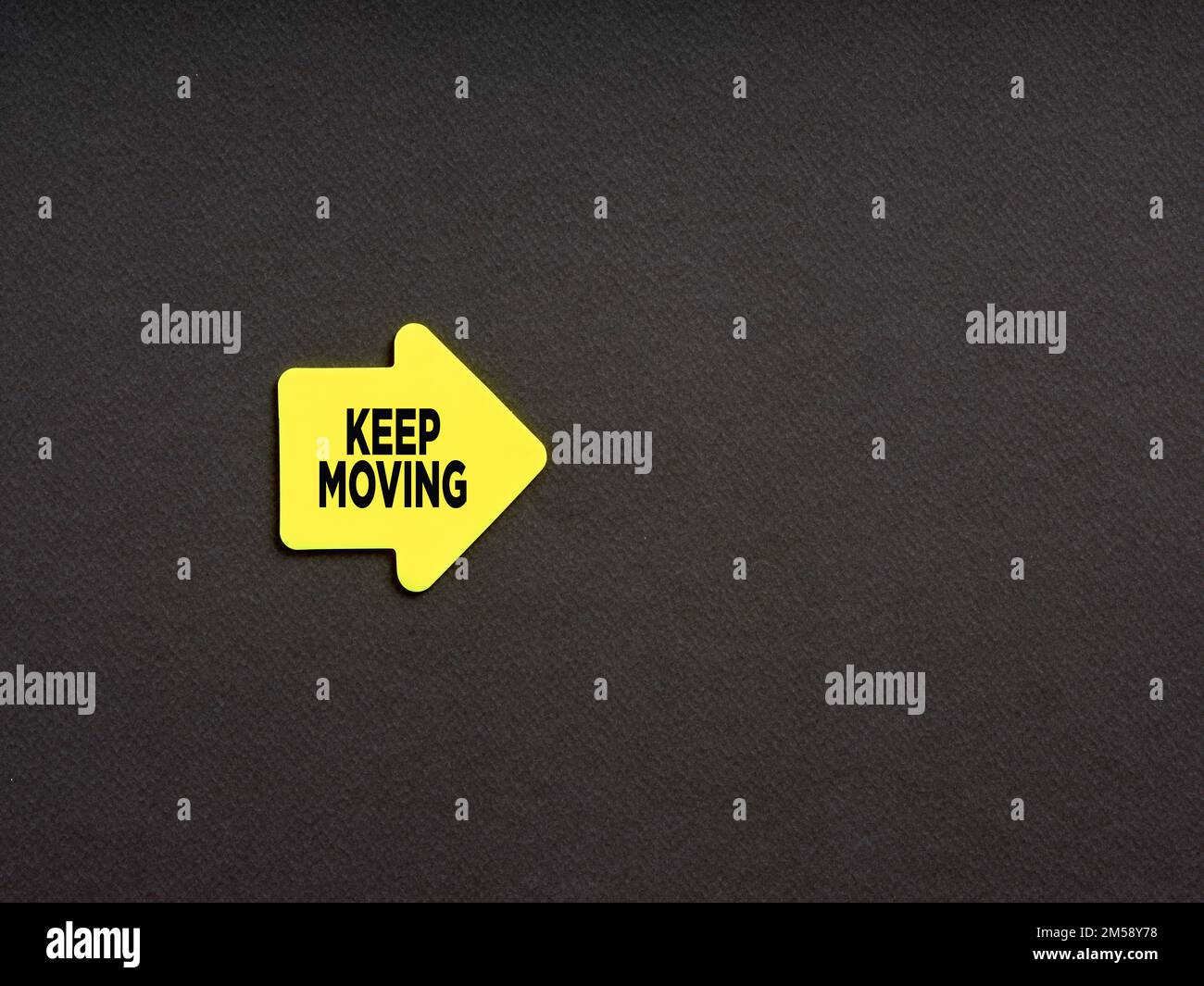 Motivational concept for improvement in business or career. Yellow ...