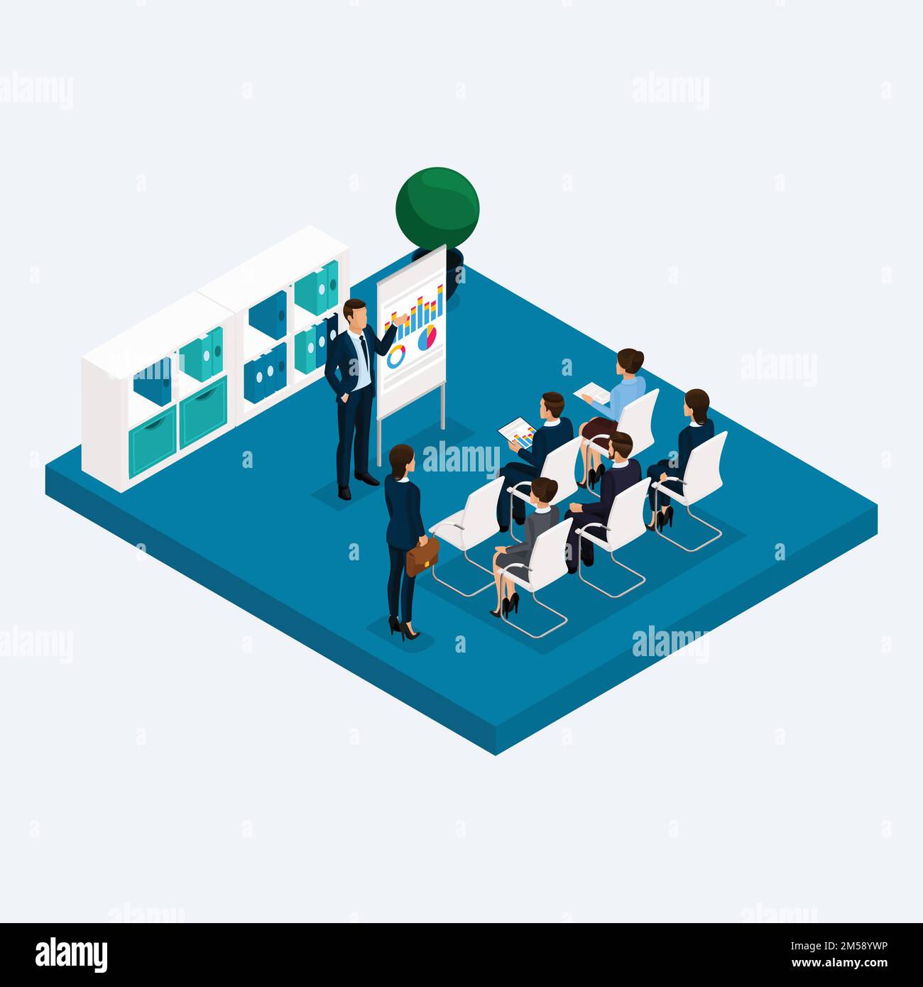 Training workers Stock Vector Images - Alamy