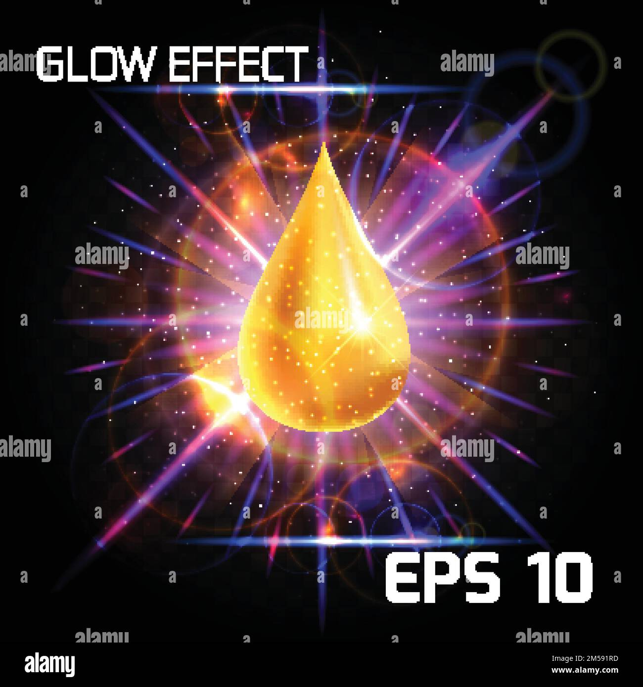 Luxury background with gold falling drop of oil, honey, bright ...