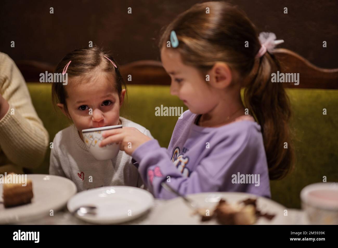 Two funny preschoolers having fun hi-res stock photography and images ...