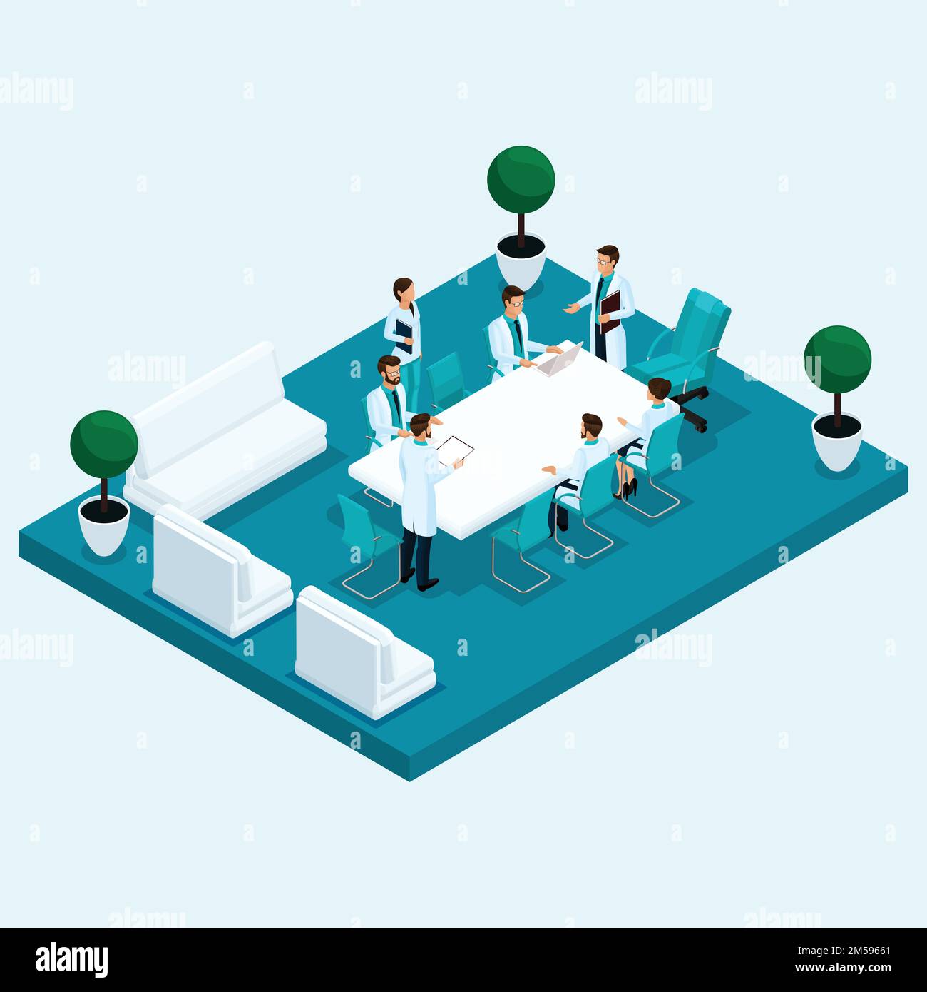 Council meeting room Stock Vector Images - Alamy