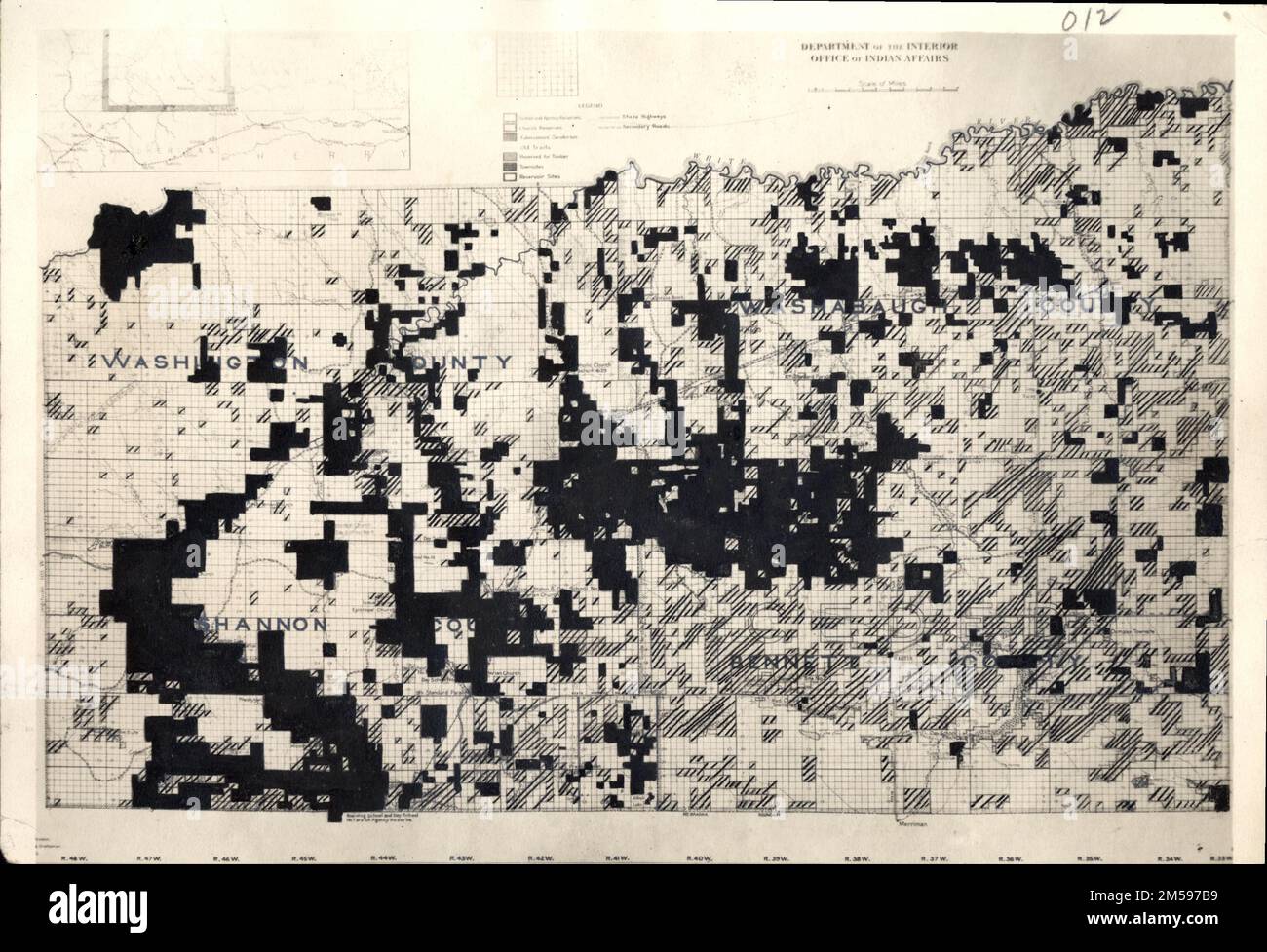 Department of the interior maps hi-res stock photography and images - Alamy