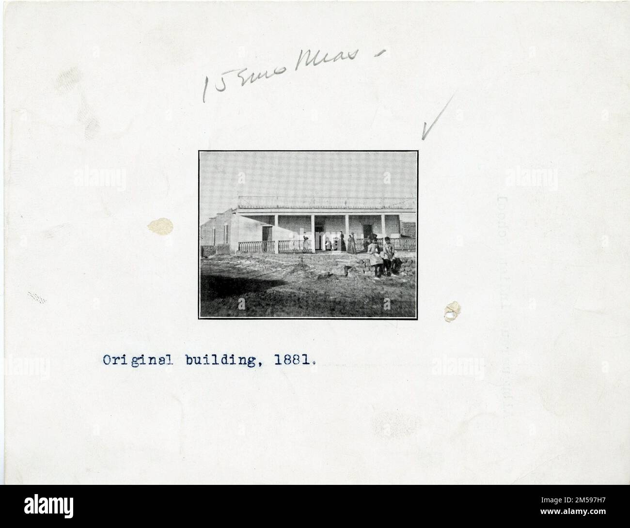 Albuquerque Indian School Original Building. Original caption: 1881 ...