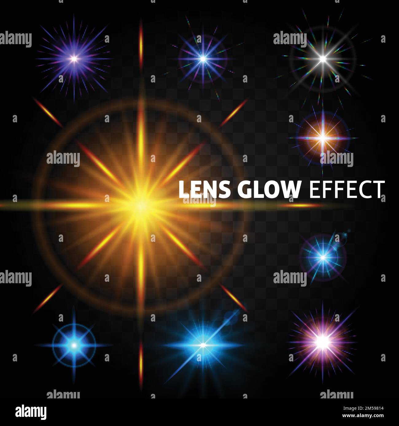 Special effects on set Stock Vector Images - Alamy