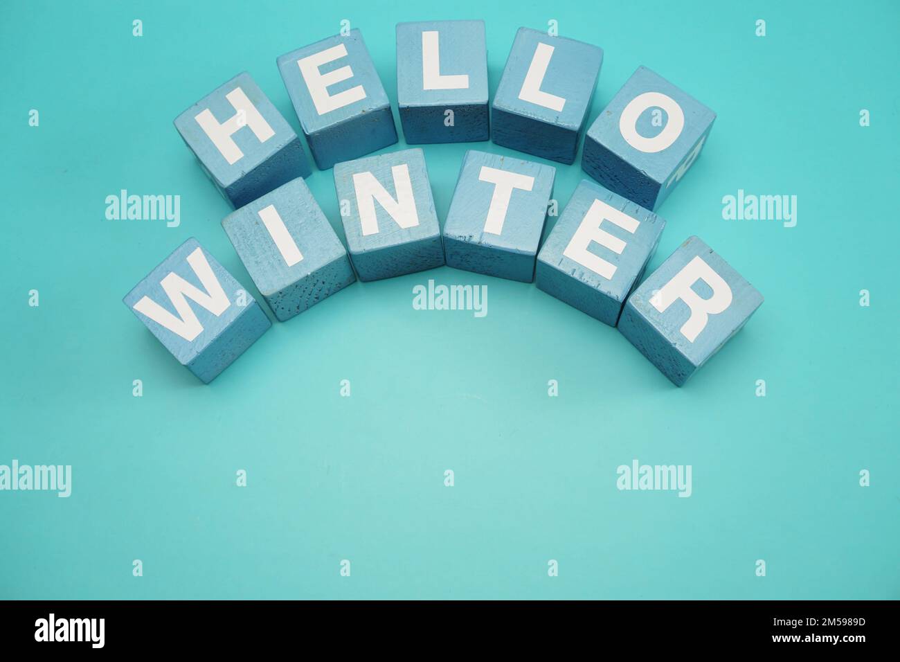 winter alphabet letter with space background Stock Photo - Alamy
