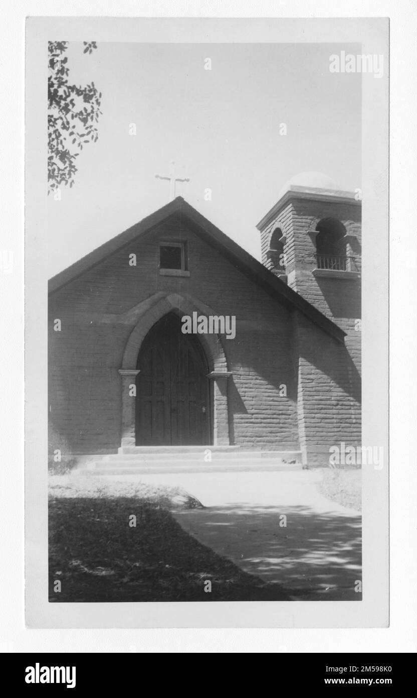 Indian mission church Black and White Stock Photos & Images - Alamy