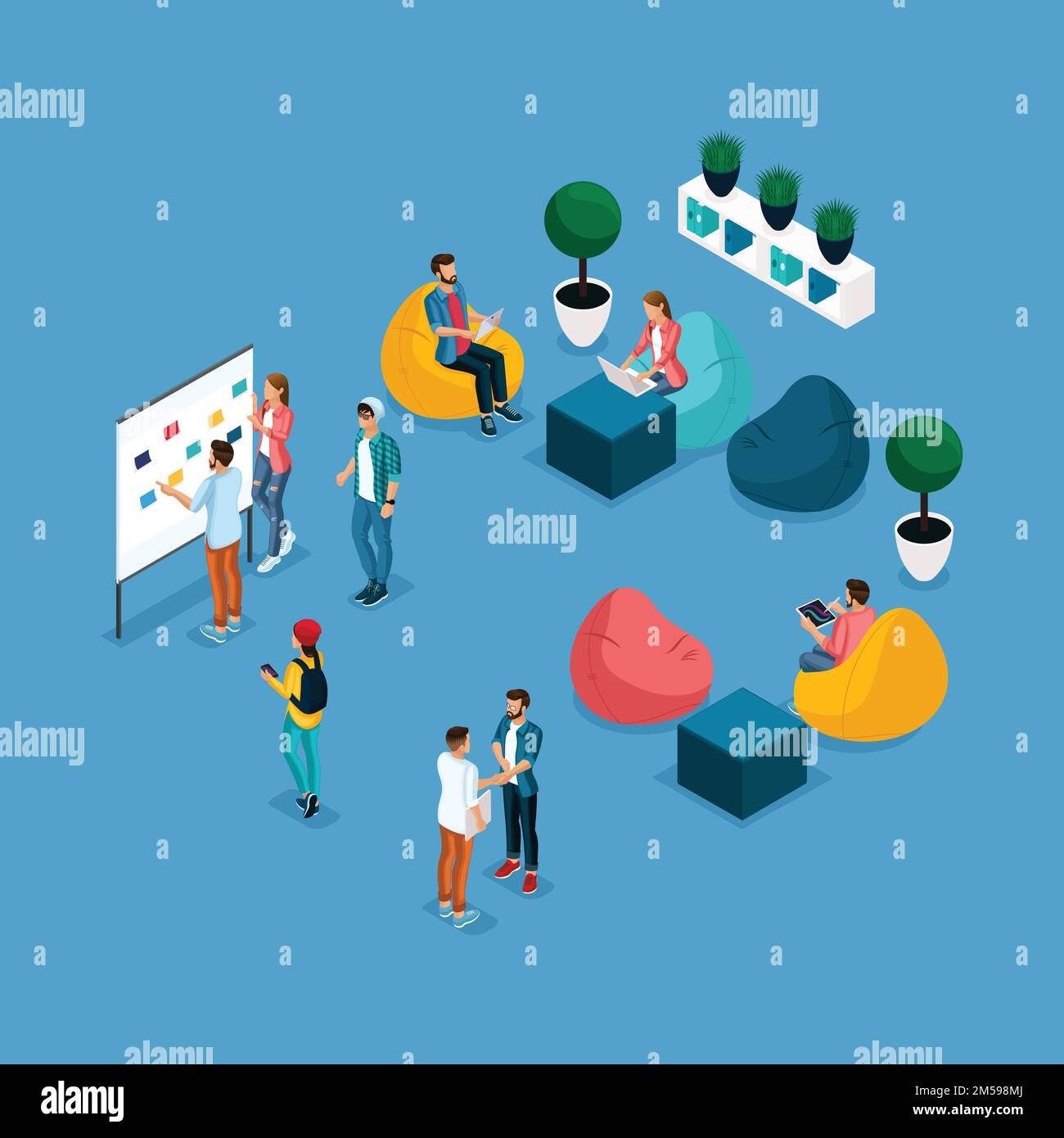 Corporate training environment Stock Vector Images - Alamy