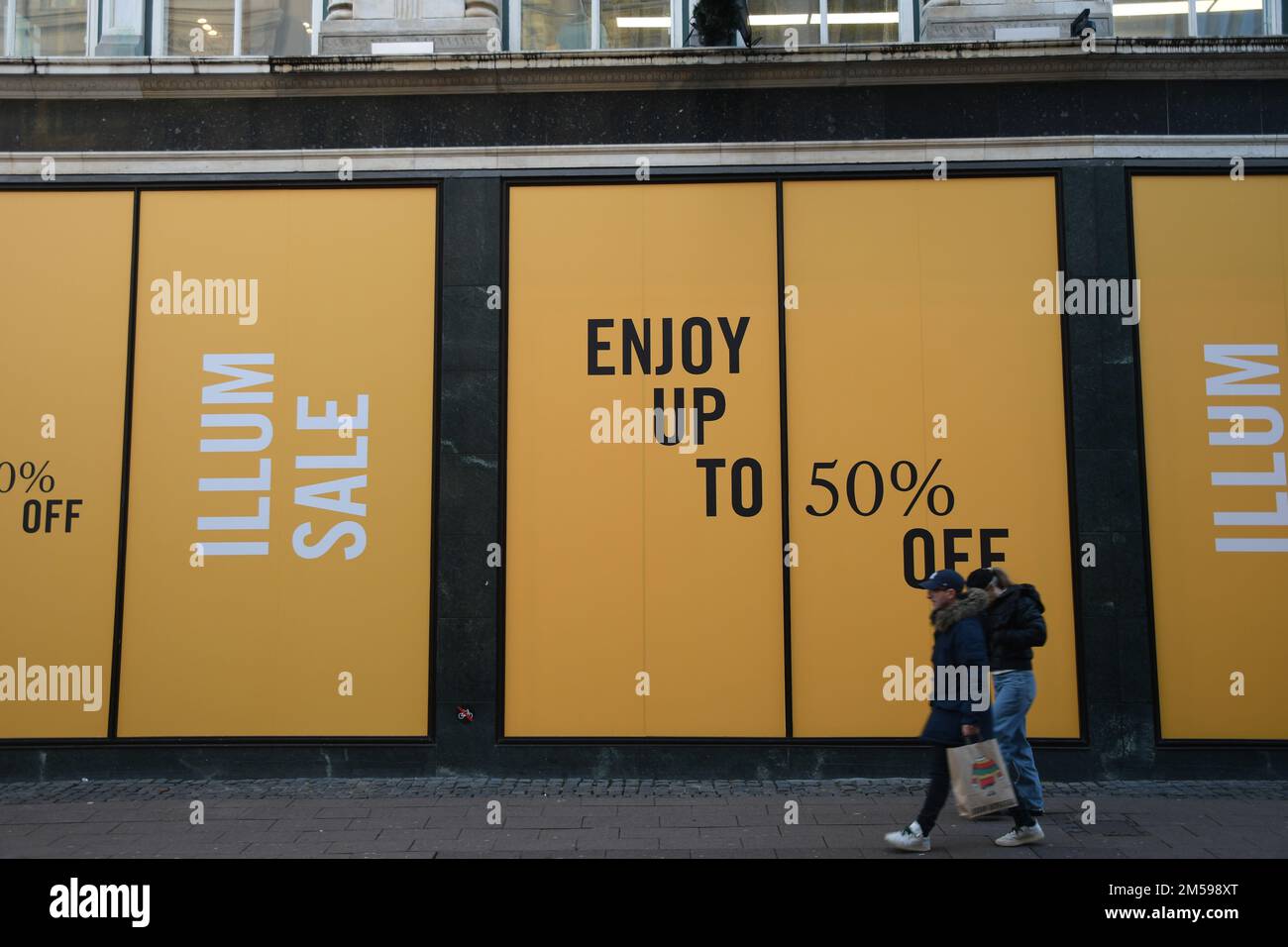 Copenhagen/Denmark/27 December 2022/ After christms 50% sale afIllum ...