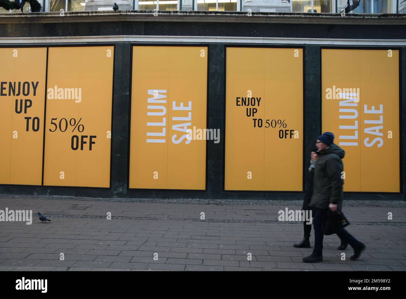 Copenhagen/Denmark/27 December 2022/ After christms 50% sale afIllum ...