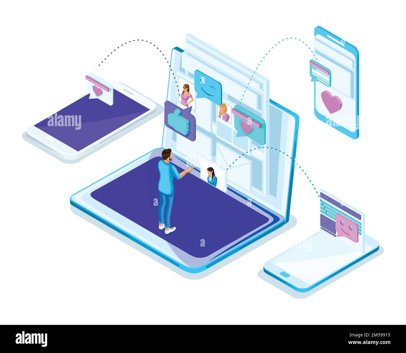 Correspondents group Stock Vector Images - Alamy