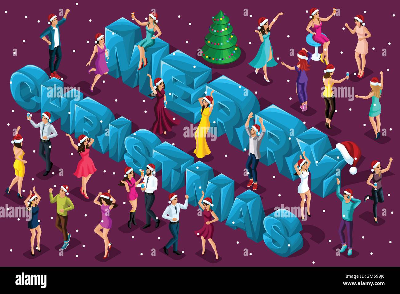 Snow man concert Stock Vector Images - Alamy