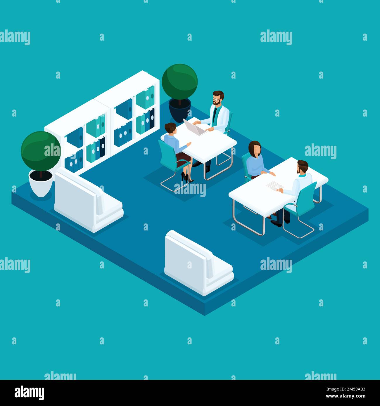 Interior reception stairs Stock Vector Images - Alamy