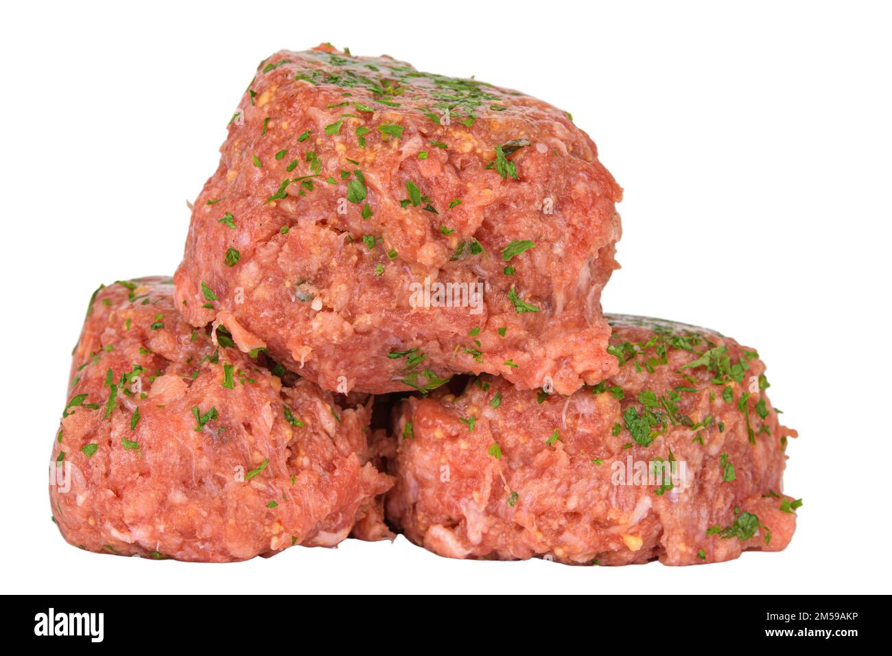 Meatballs isolated in white Stock Photo - Alamy