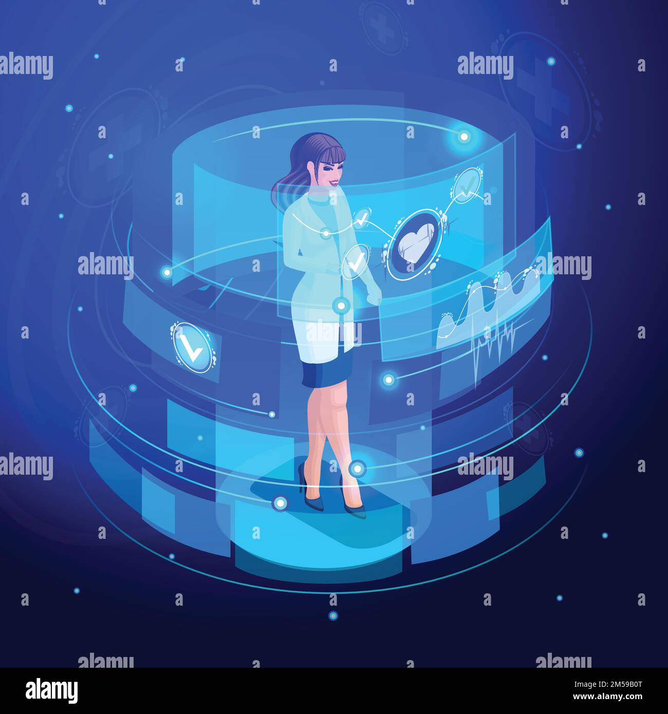 Medical equipment devices Stock Vector Images - Alamy