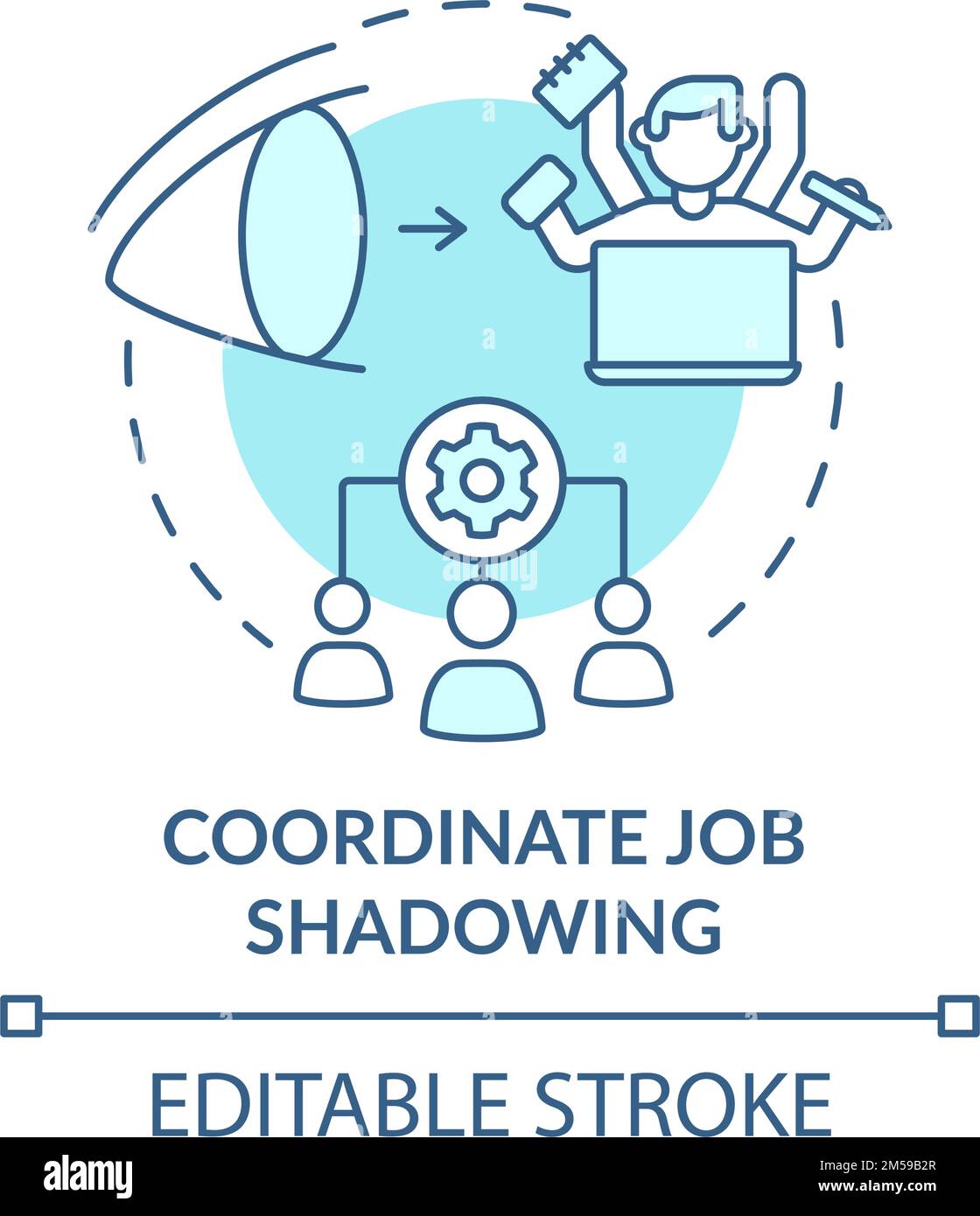 Job shadowing Cut Out Stock Images & Pictures - Alamy