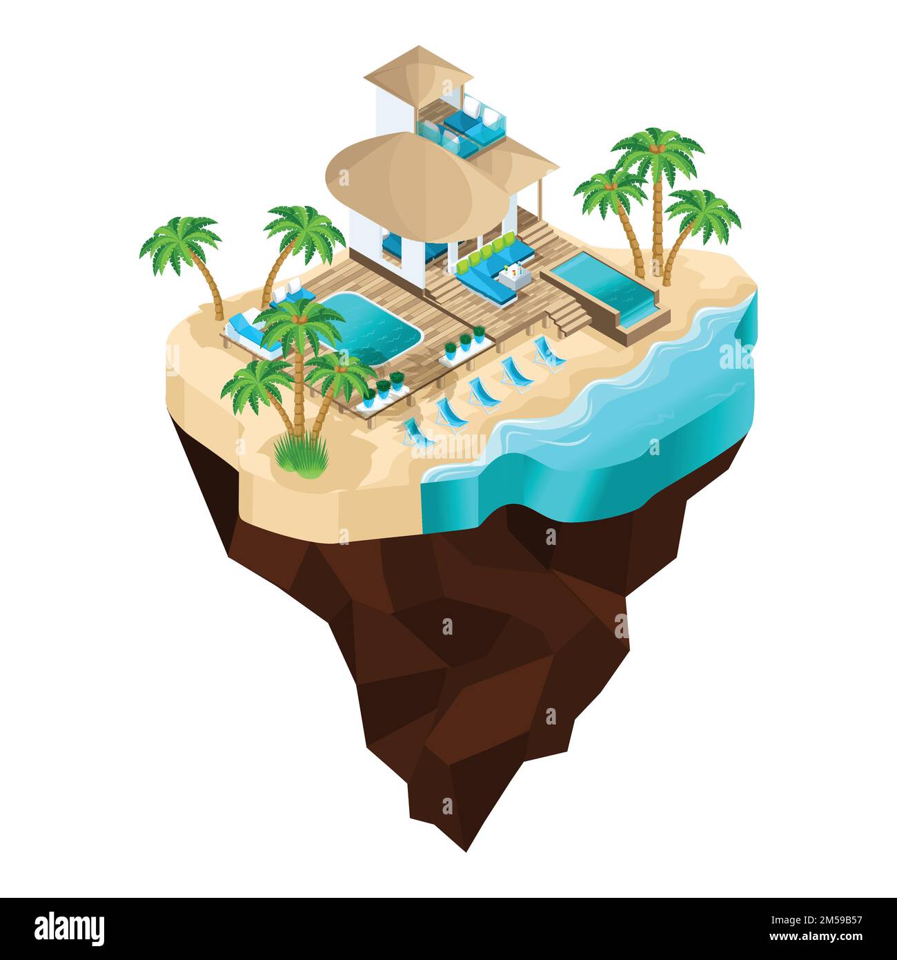 Beautiful modern house parking Cut Out Stock Images & Pictures - Alamy