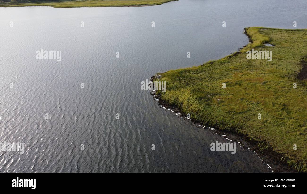 An aerial view of Barrington River in Australia Stock Photo - Alamy