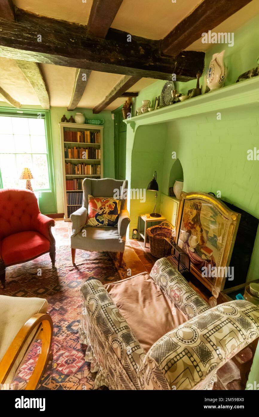 England, East Sussex, Lewes, Rodmell Village, Monk's House the Former ...