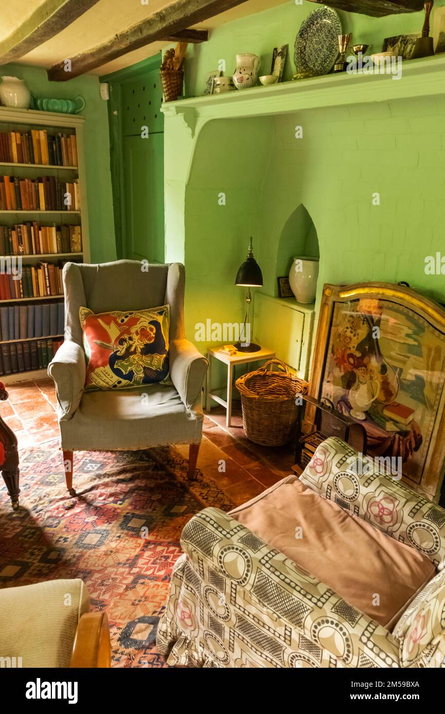 England, East Sussex, Lewes, Rodmell Village, Monk's House the Former ...