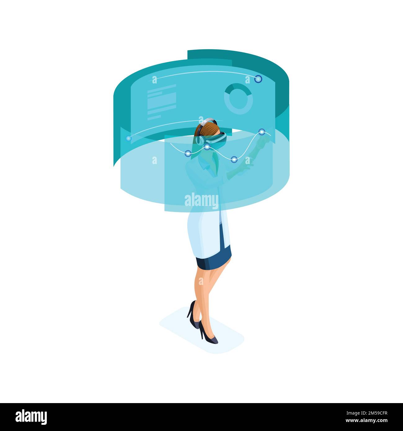 Private nurses Stock Vector Images - Alamy