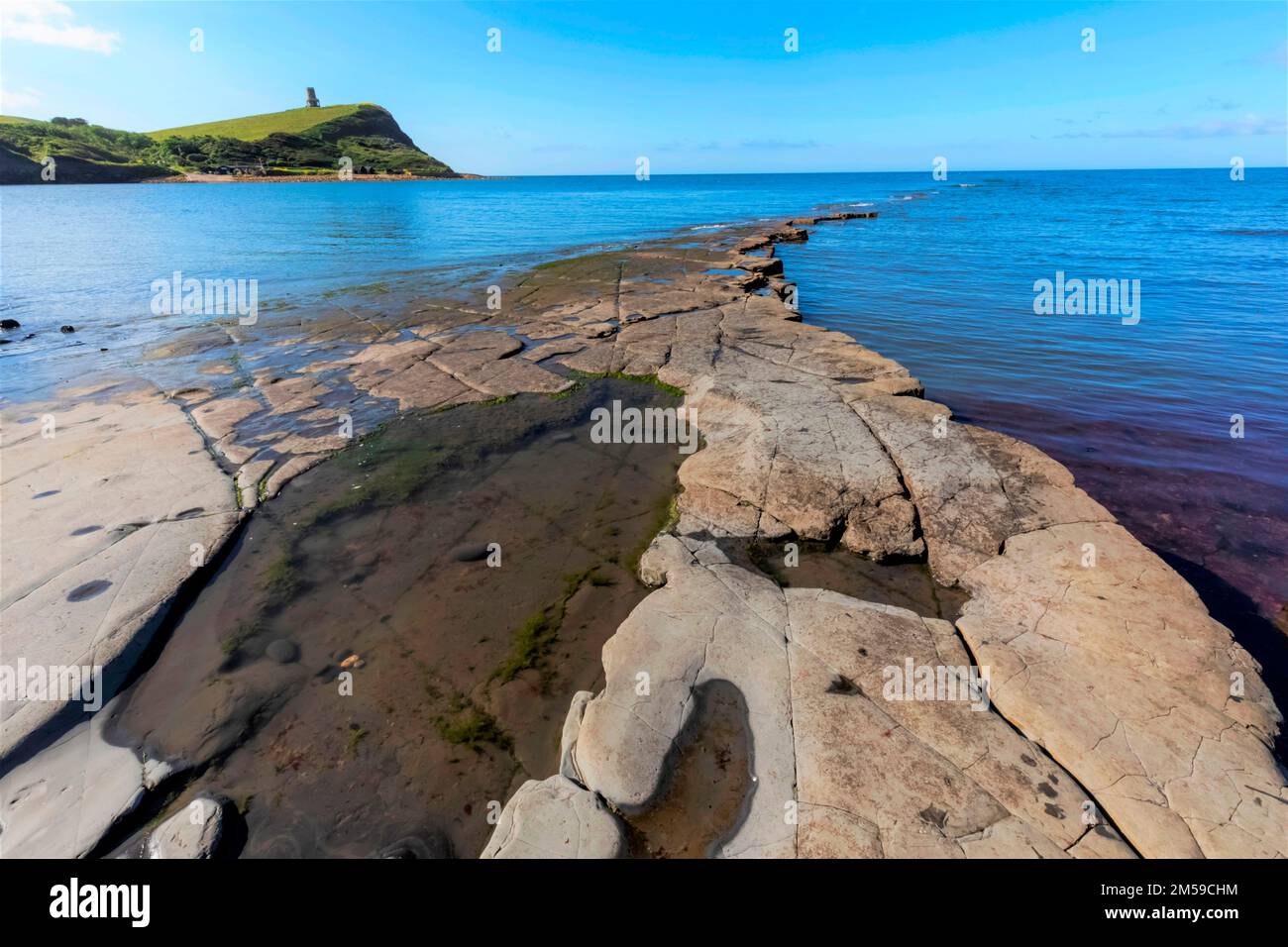England, Dorset, Isle of Purbeck, Kimmeridge Bay Jurassic Coast World ...