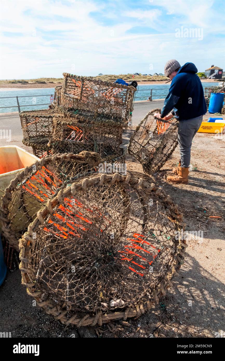Lobster nets hi-res stock photography and images - Alamy