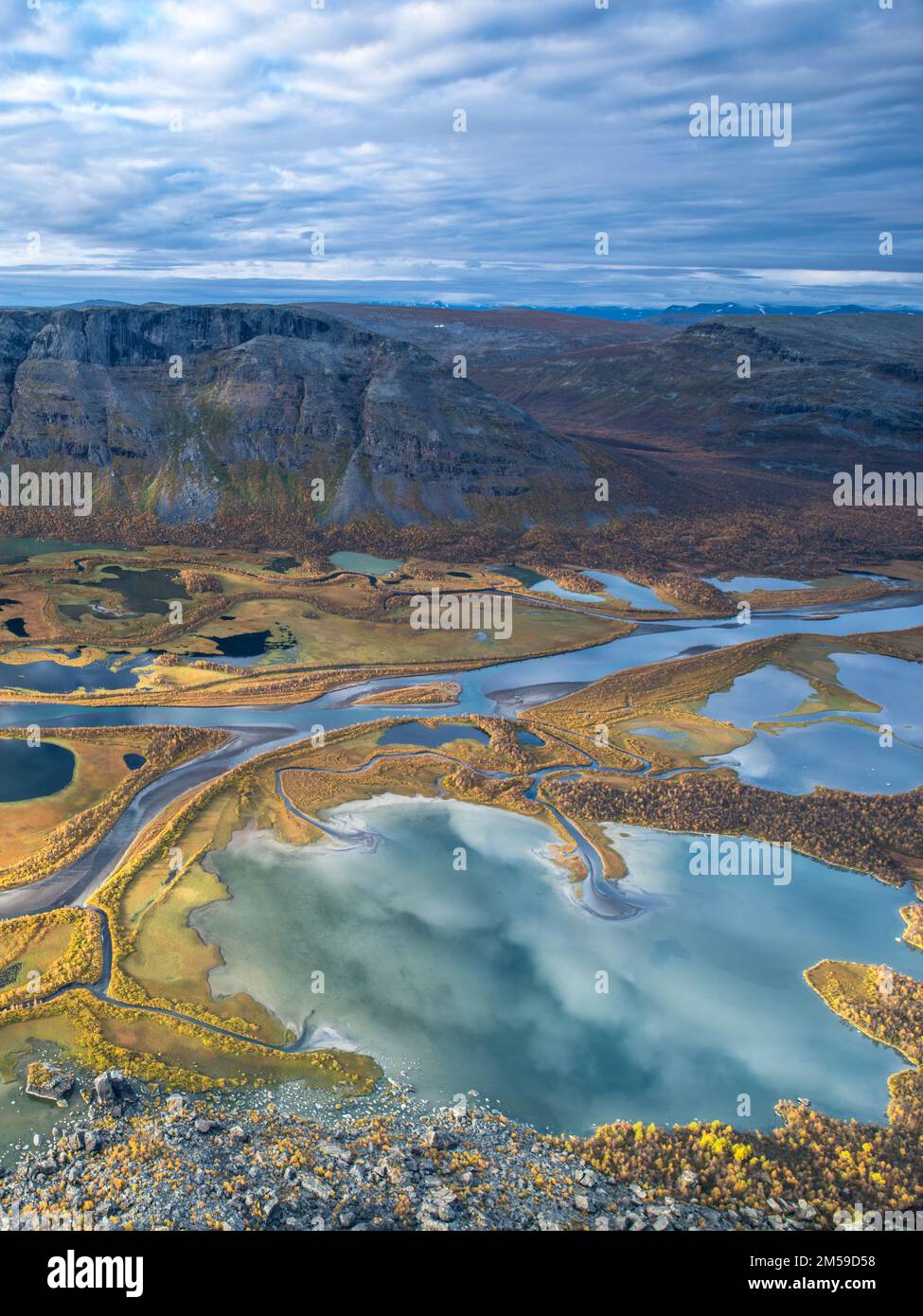 Rapadalen im Sarek Nationalpark in Schweden Stock Photo - Alamy