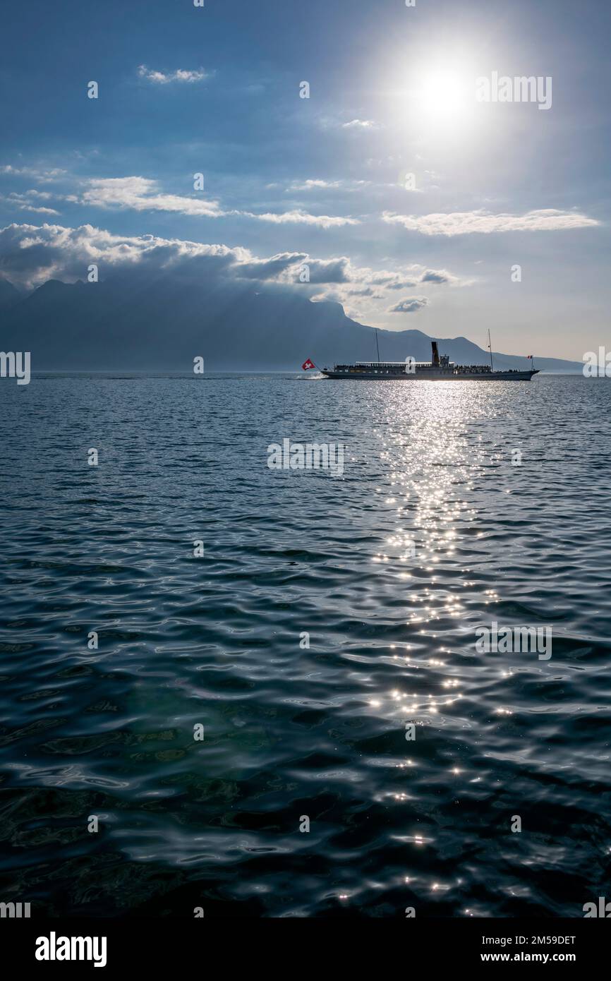 Suisse, Schweiz, Switzerland, Lac Léman, Genfer See, Geneva Lake ...