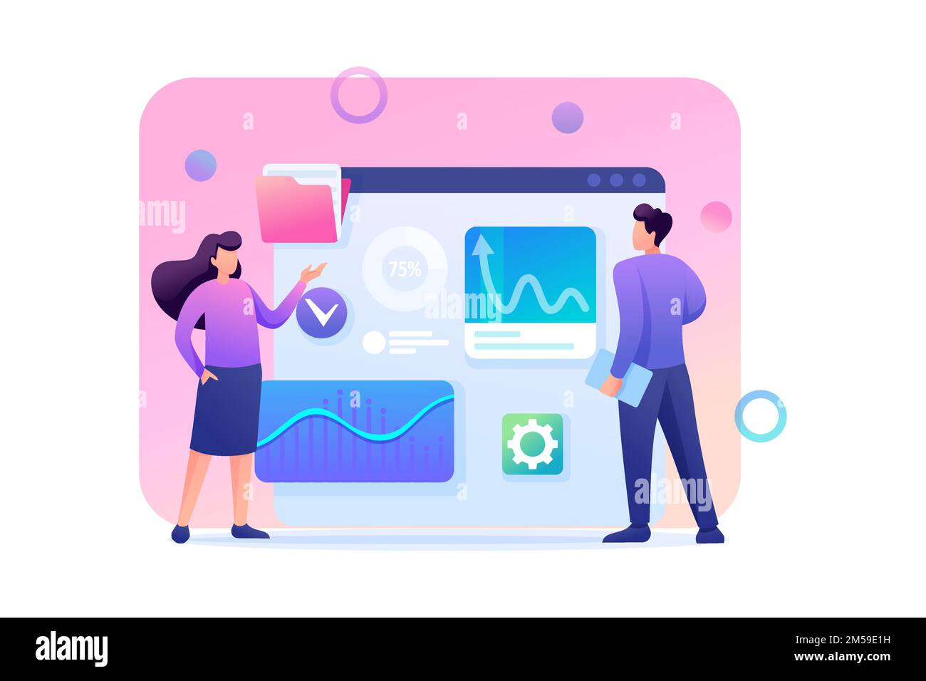 In person testing concept Stock Vector Images - Alamy