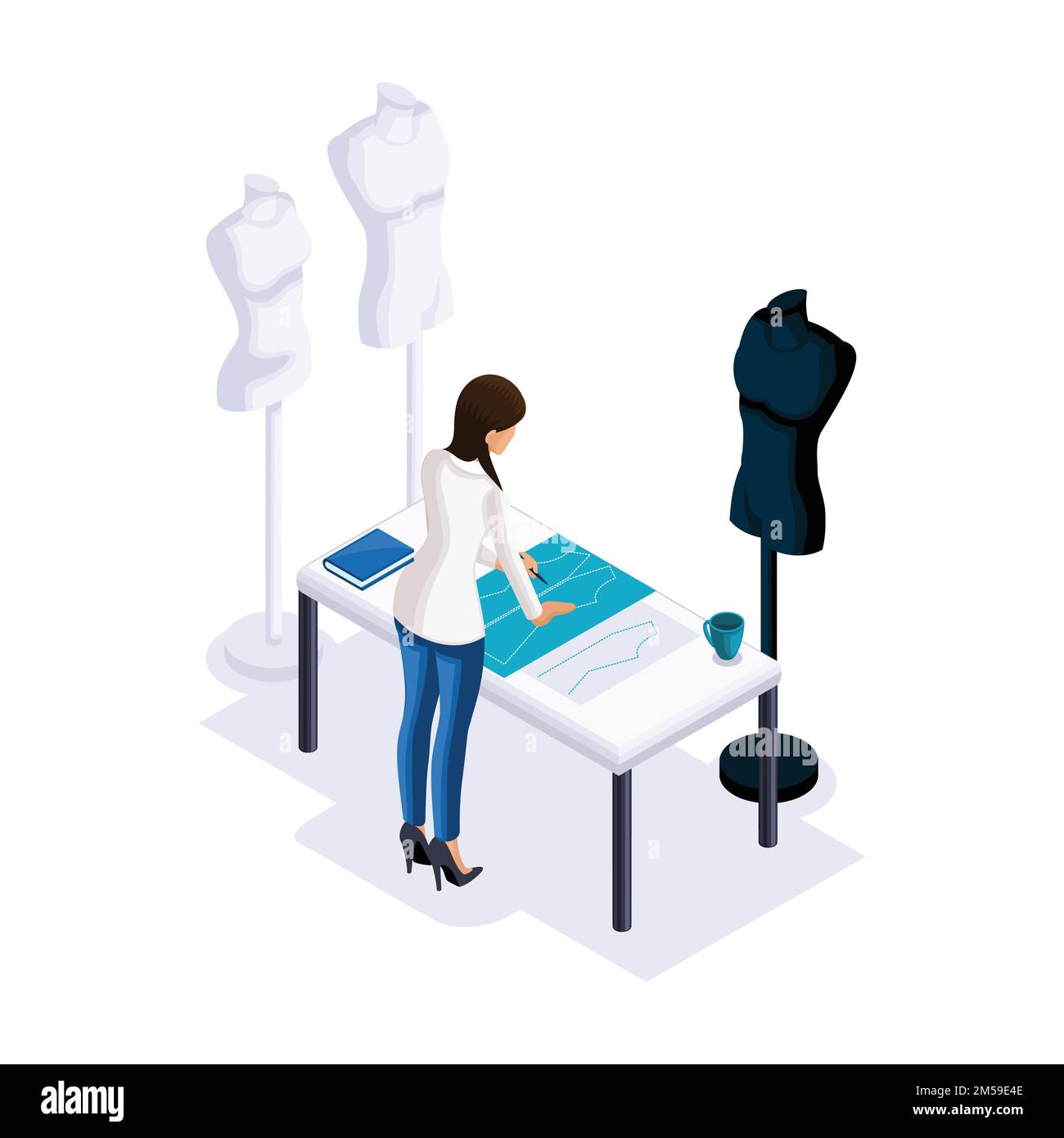 Clothes dummies Stock Vector Images - Alamy