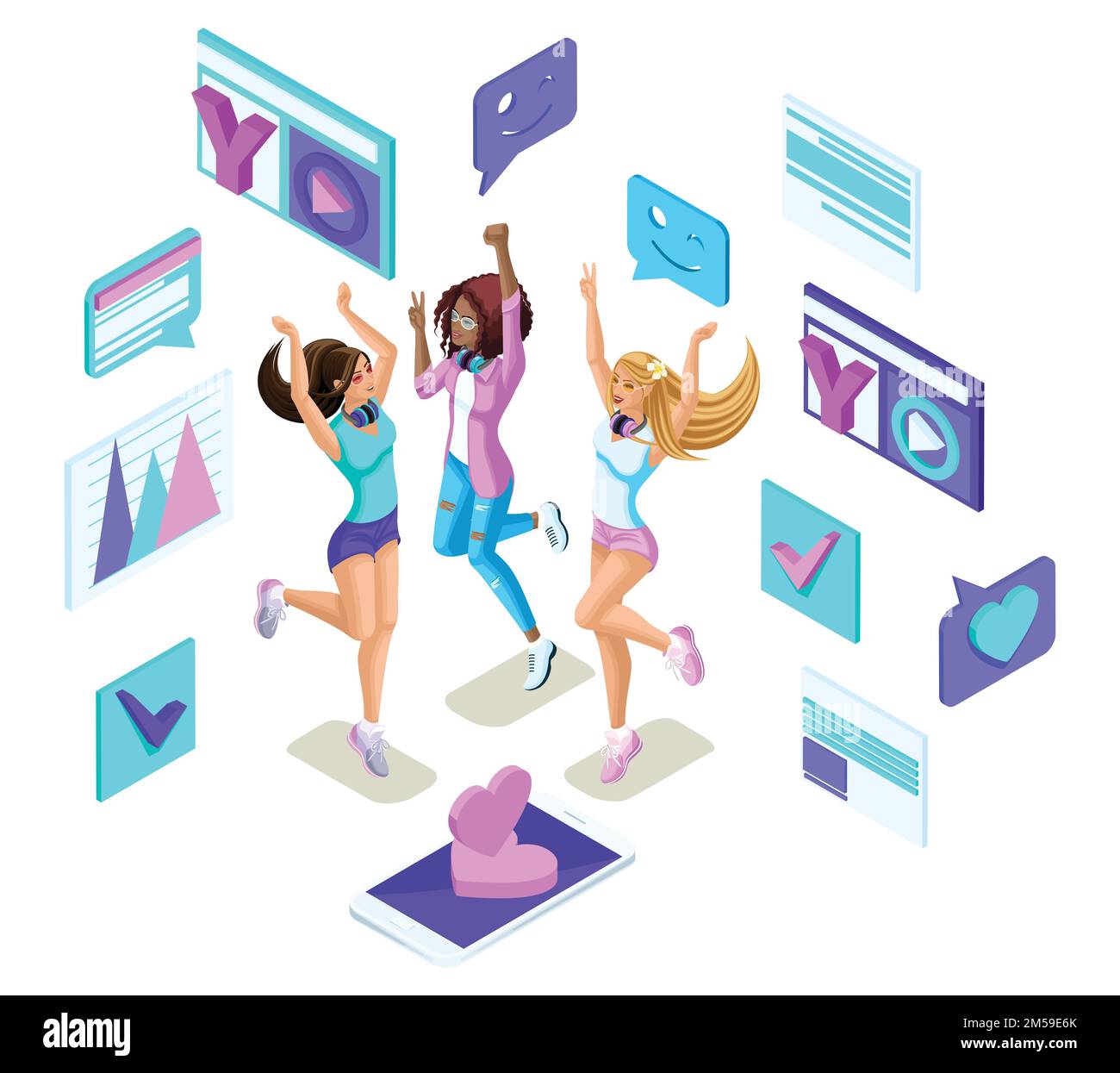 Generation z vector vectors hi-res stock photography and images - Alamy