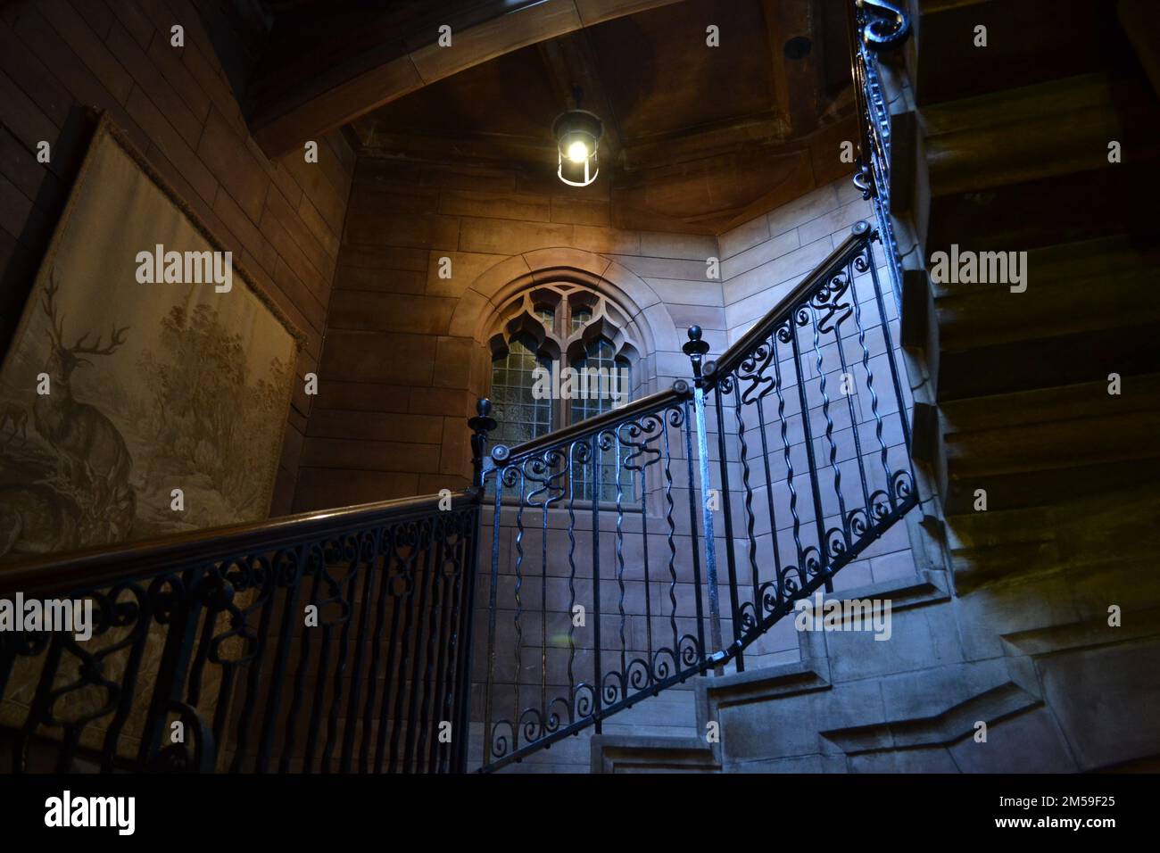 Castle stairs hi-res stock photography and images - Alamy