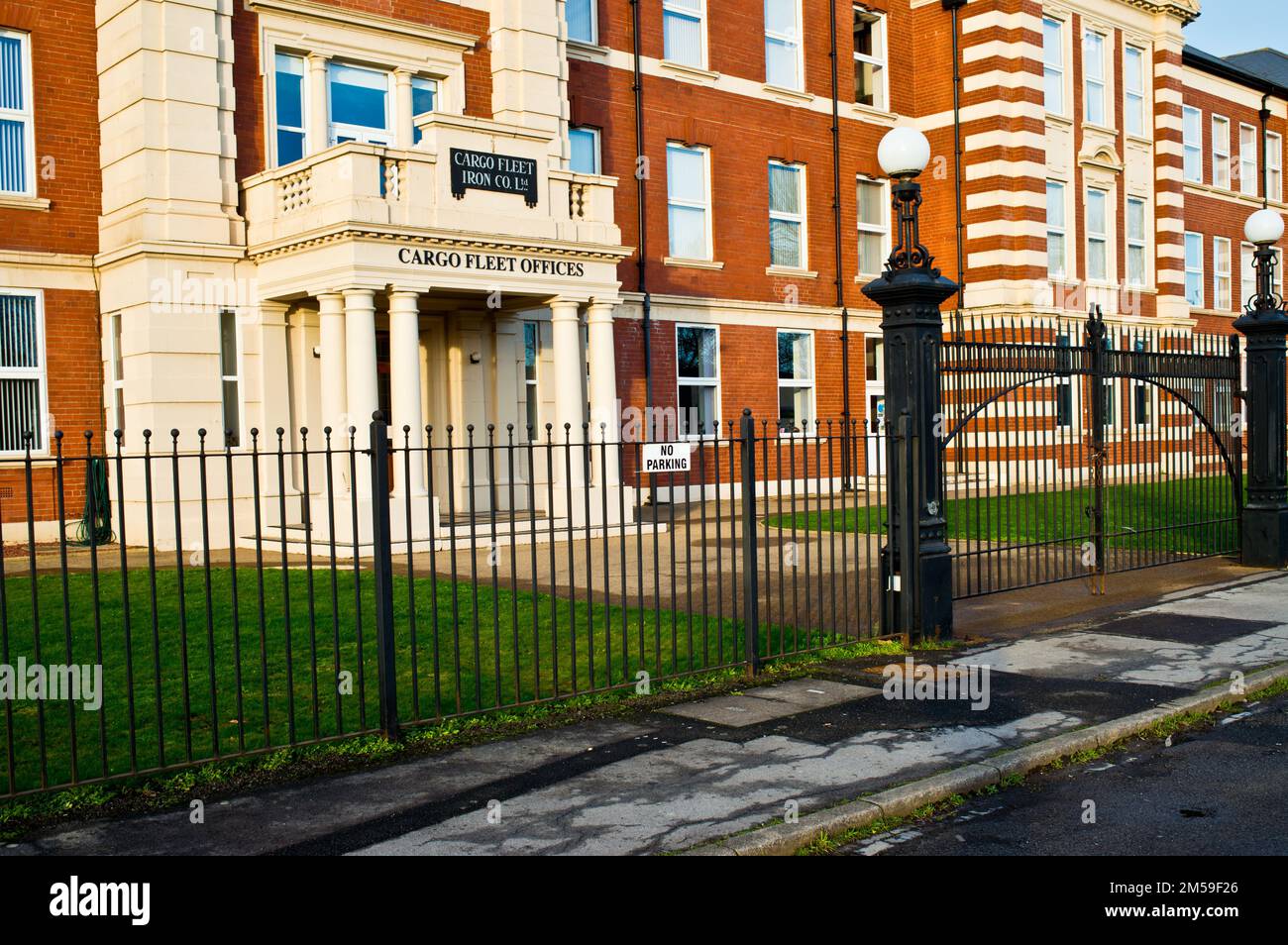 Cargo Fleet Ironworks Offices, Cargo Fleet, Cleveland, England Stock ...