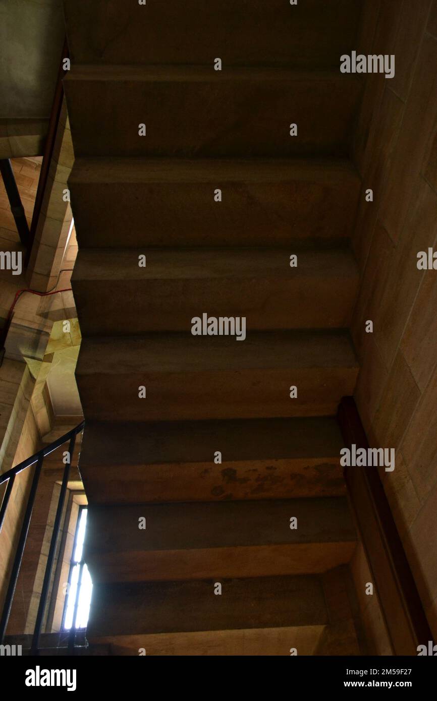 Stairs inside castle hi-res stock photography and images - Alamy