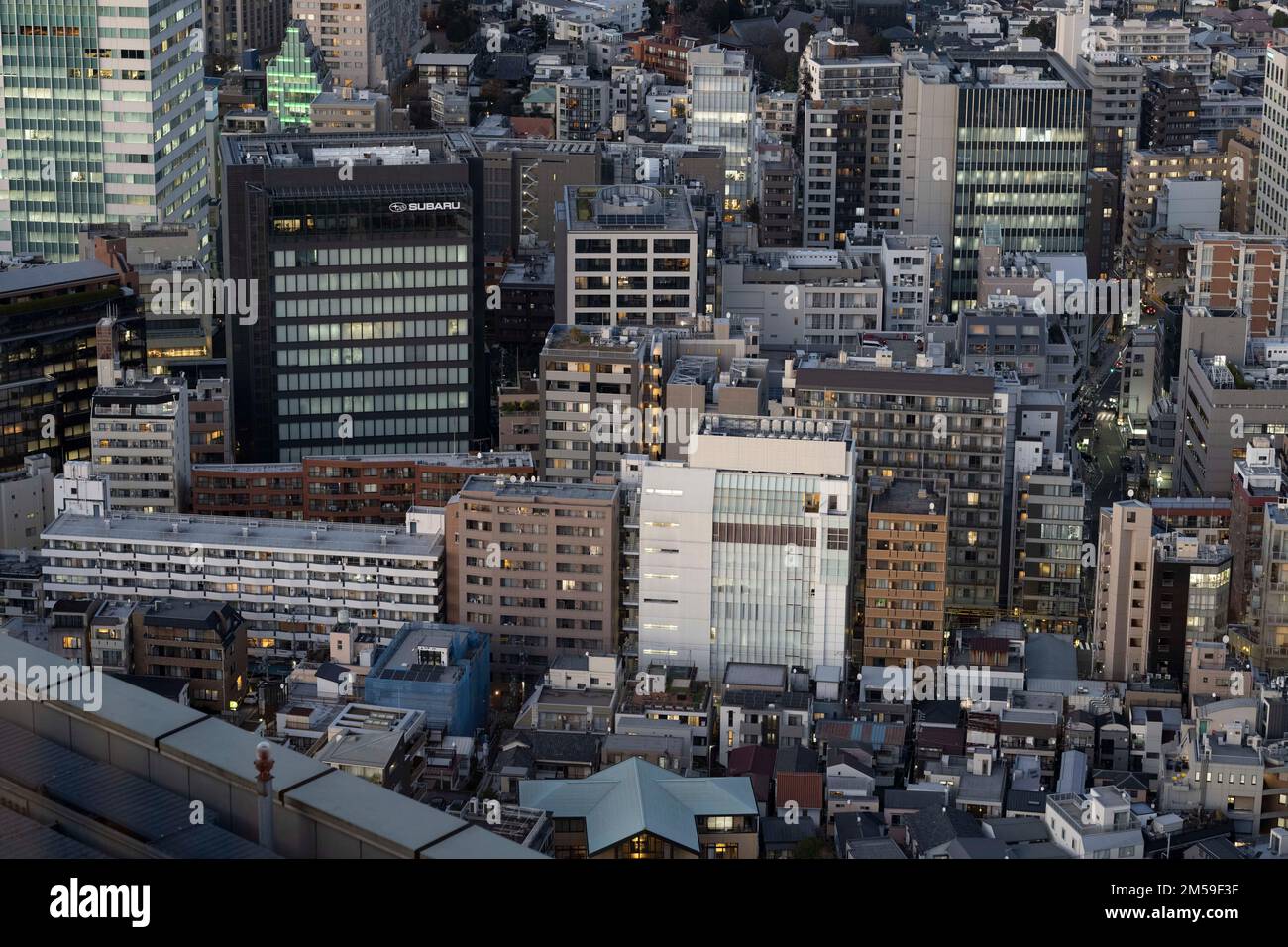 Tokyo, Japan. 26th Dec, 2022. Skyline views of new development high ...