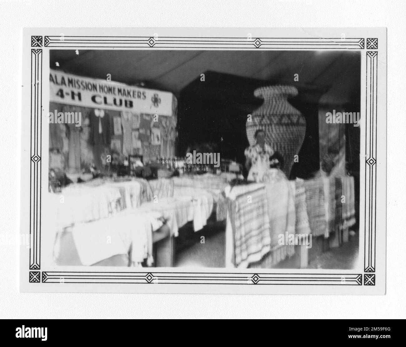 Original caption: "Another feature exhibit shown by the Pala 4-H Girls ...