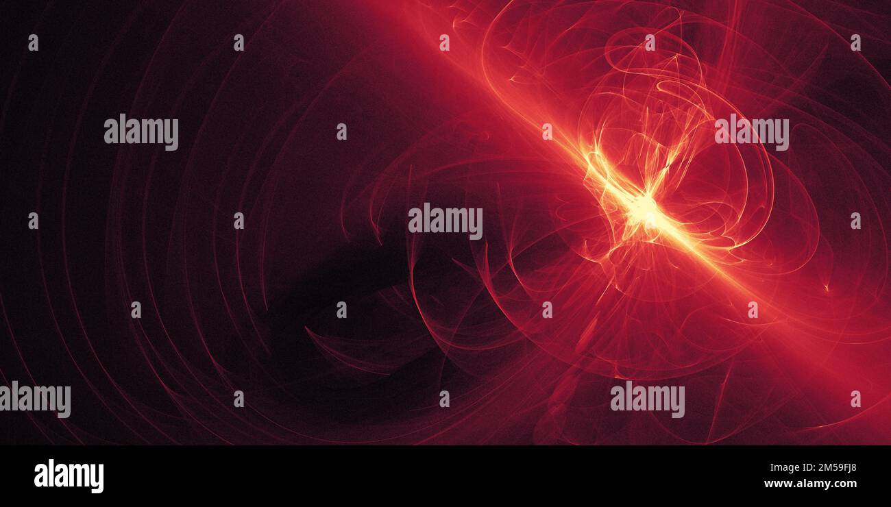 Glint cosmic rays. Neon wind lines. Detailed fractal graphics. Glow ...