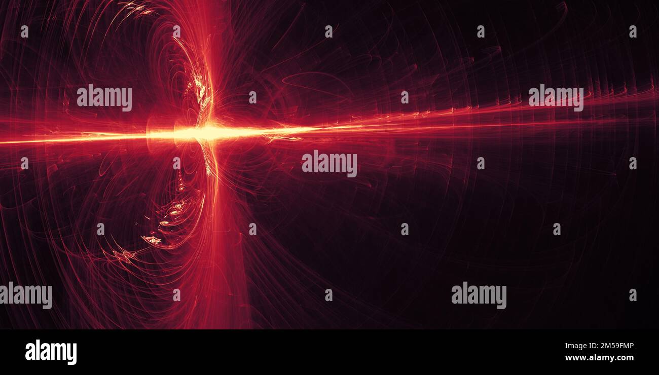 Glint cosmic rays. Neon wind lines. Detailed fractal graphics. Glow ...