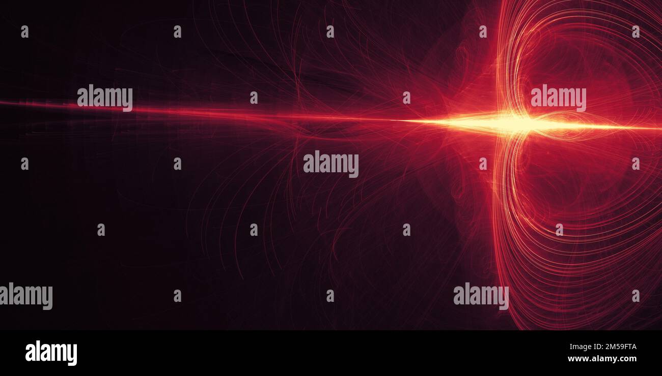 Glint cosmic rays. Neon wind lines. Detailed fractal graphics. Glow ...