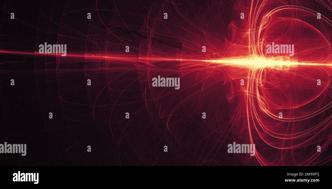 Glint cosmic rays. Neon wind lines. Detailed fractal graphics. Glow ...