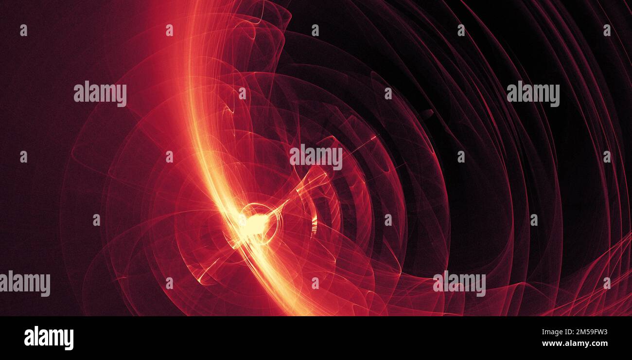 Glint cosmic rays. Neon wind lines. Detailed fractal graphics. Glow ...