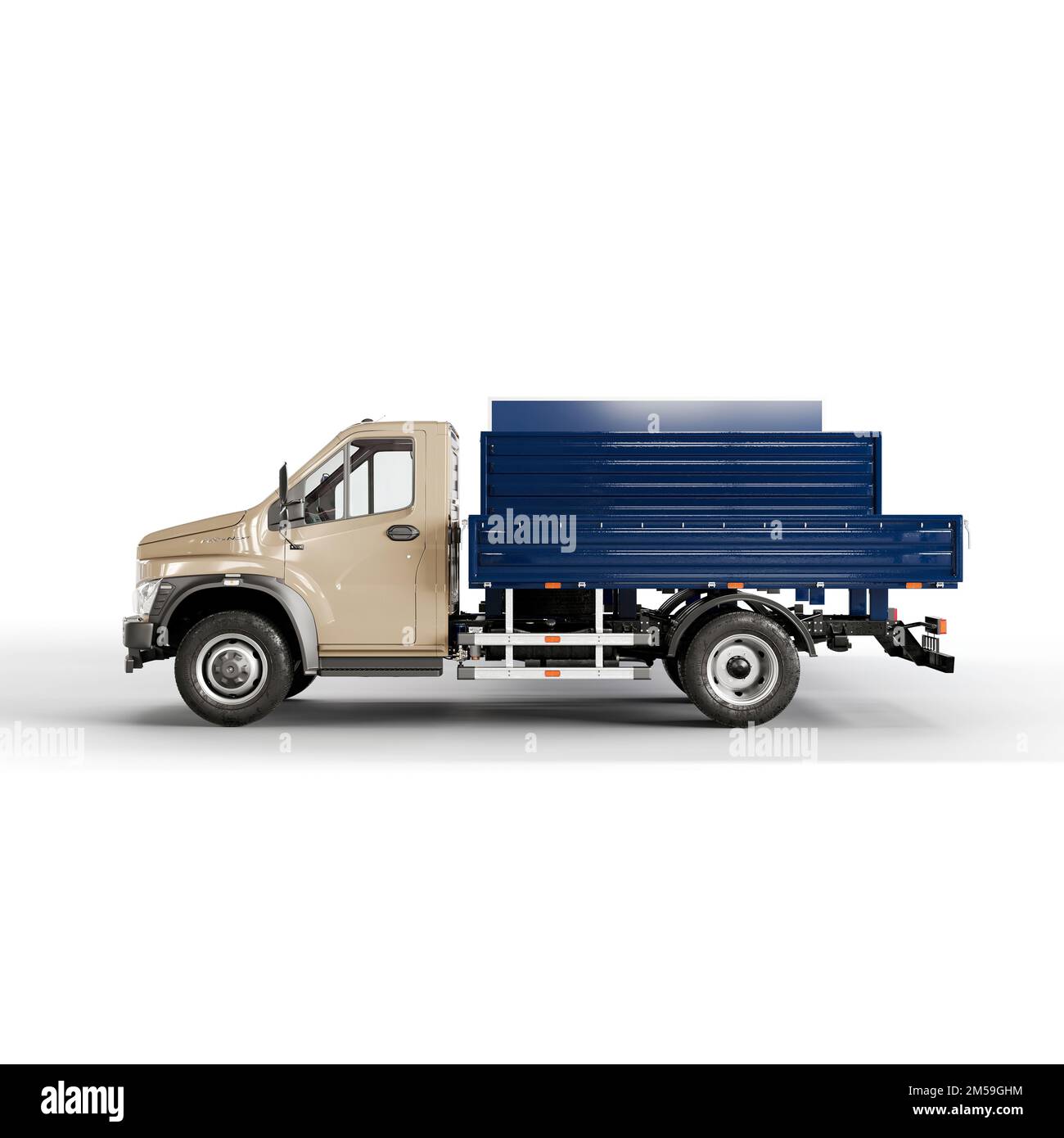 An illustration of a truck loader isolated on white background Stock ...