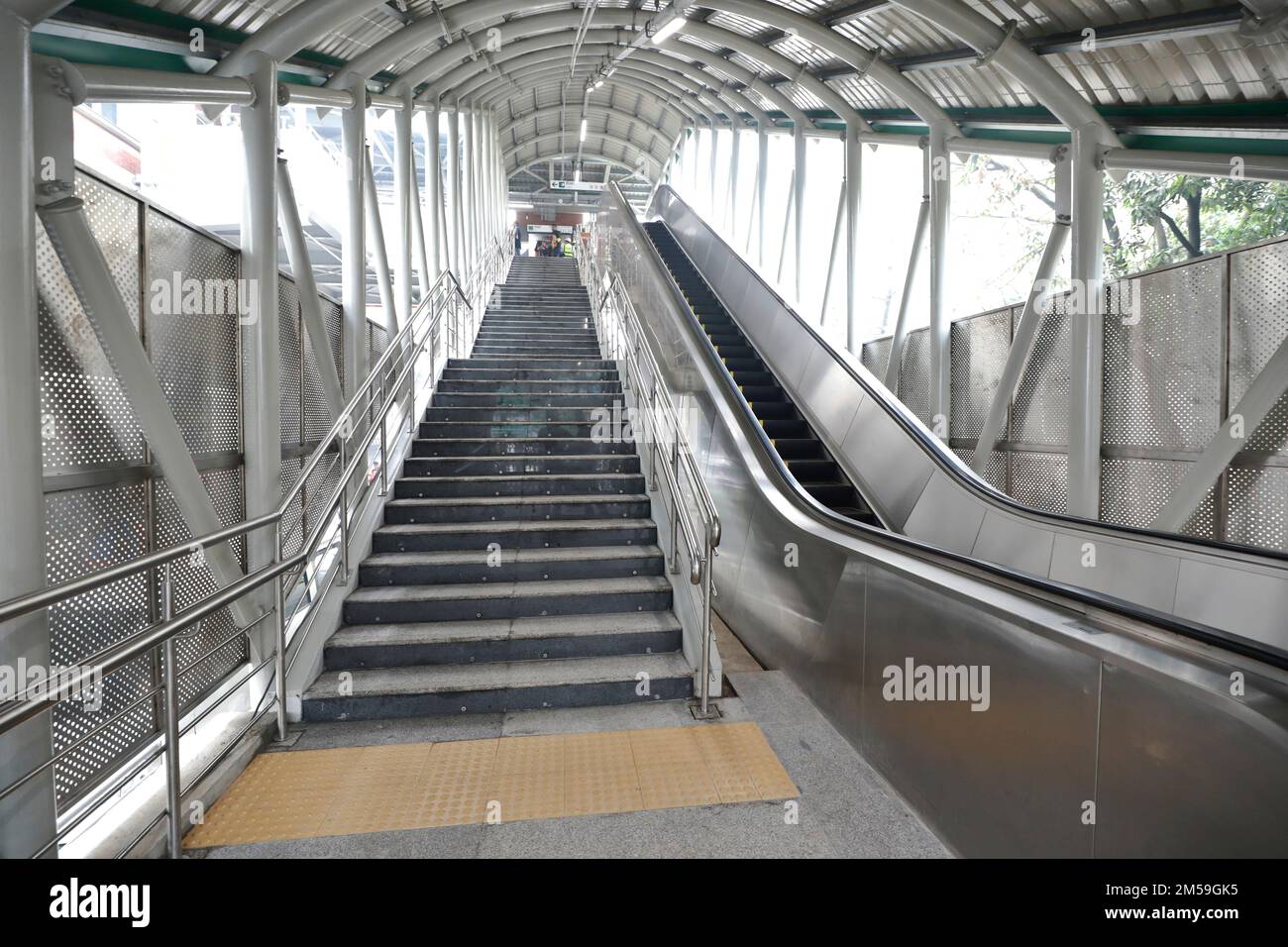 Dhaka, Bangladesh - December 27, 2022: Agargaon Metro Railway Station ...