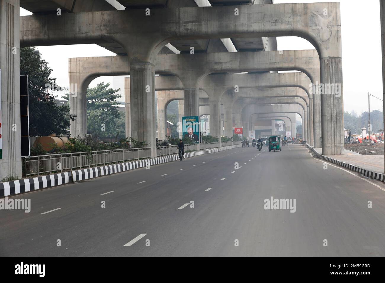 Dhaka, Bangladesh - December 27, 2022: Agargaon Metro Railway Station ...