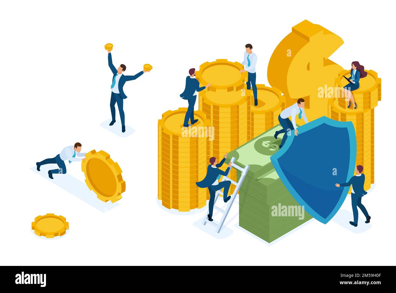 Investment under protection hi-res stock photography and images - Alamy