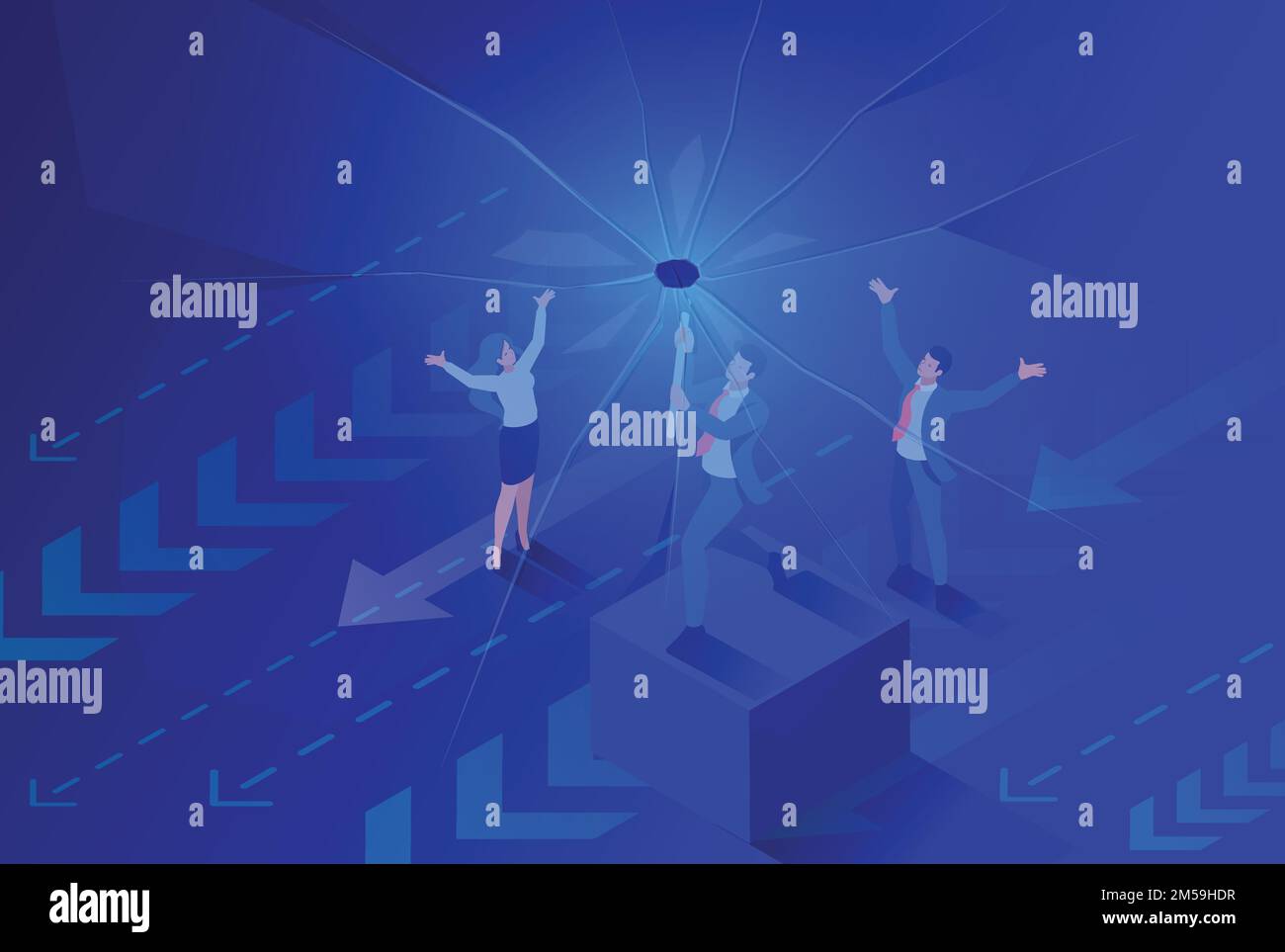 Isometric we change reality, we destroy your view of modern business ...