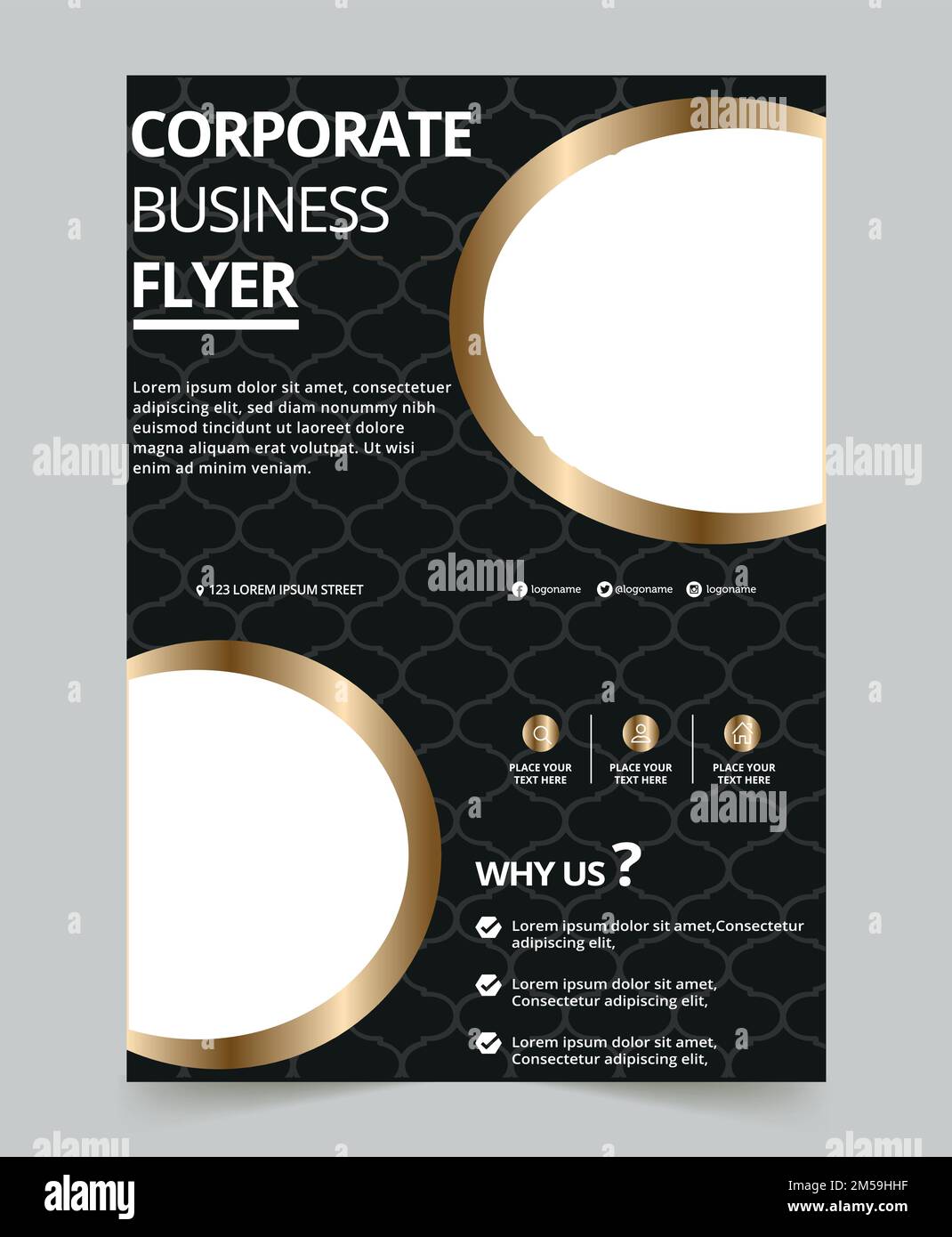 Professional business flyer design for business advertisement. Two color and three color fully ...