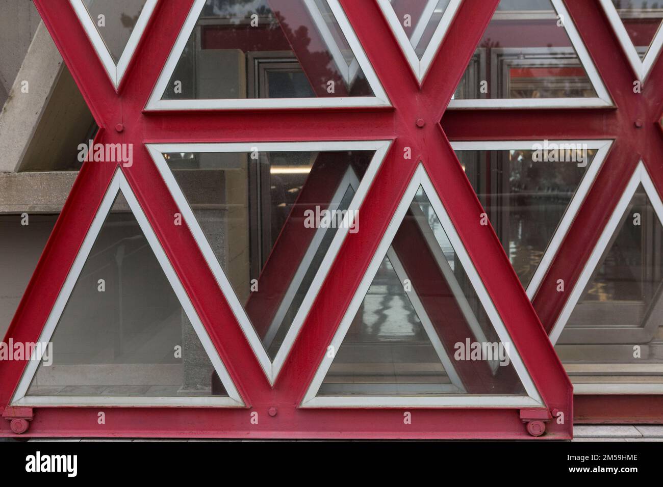 Outside detail of the National Temple to Mary mother and queen of Monte ...