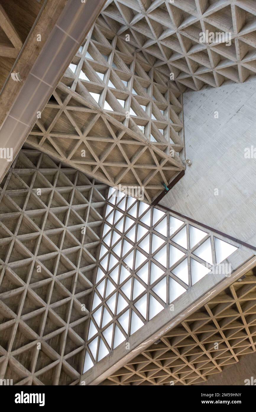 Interior of the National Temple to Maria mother and queen of Monte ...