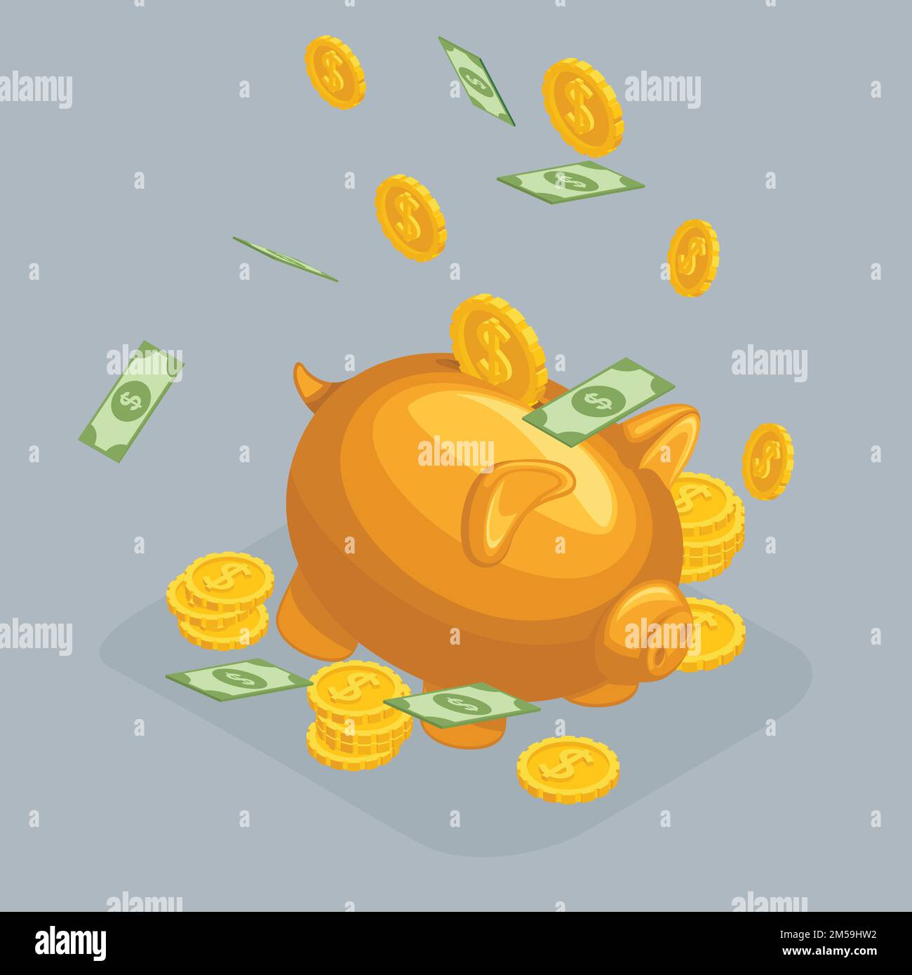 Deposit making Stock Vector Images - Alamy